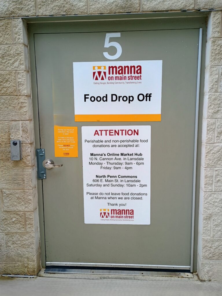 How/Where to Drop Off Food | Manna on Main Street